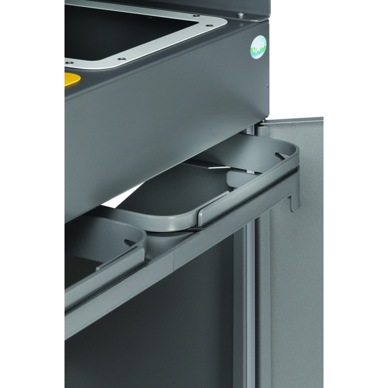 POUBELLE STATION DE TRI SÉLECTIF 2 X 60 L