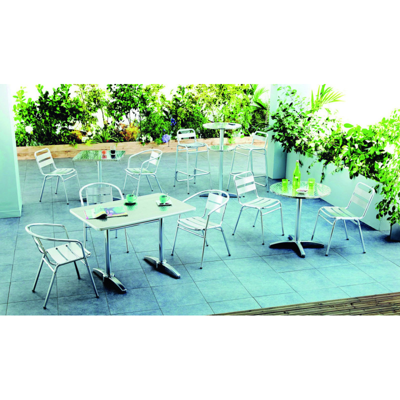 GUÉRIDON MÉTAL BODÉGA